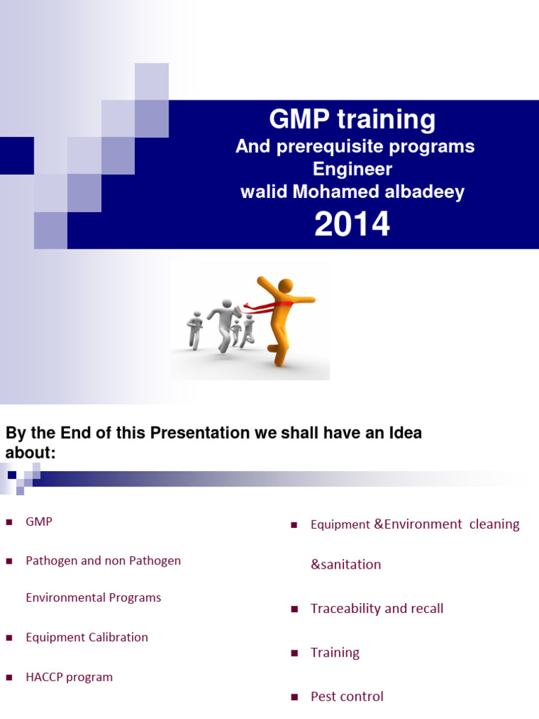 2014 GMP and PRP's Training Material | PDF | Hand Washing | Hazard ...