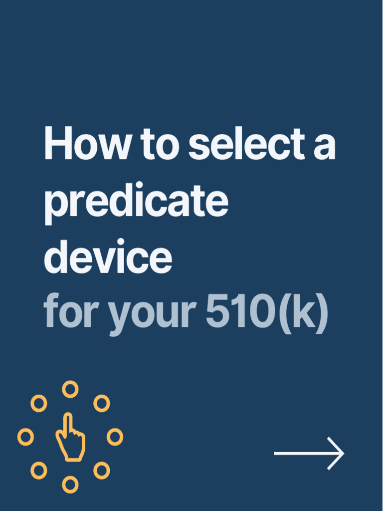 A Summary of The Guidance On Slecting A Predicate Device | PDF
