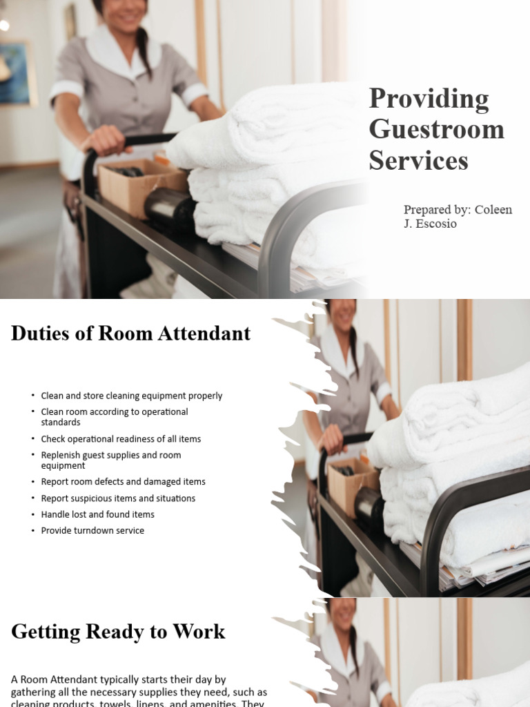 Lesson 6 | PDF | Housekeeping | Communication