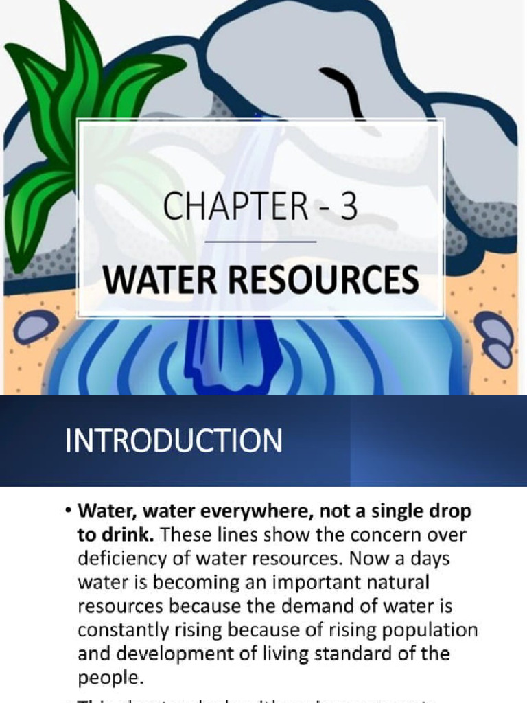 Chapt 3 - Water Resource | PDF