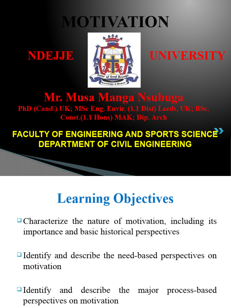 Motivation | PDF | Motivational | Motivation