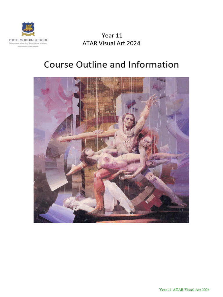Visual Art Year 11 Course Outline - 2024 | PDF | The Arts | Critical ...