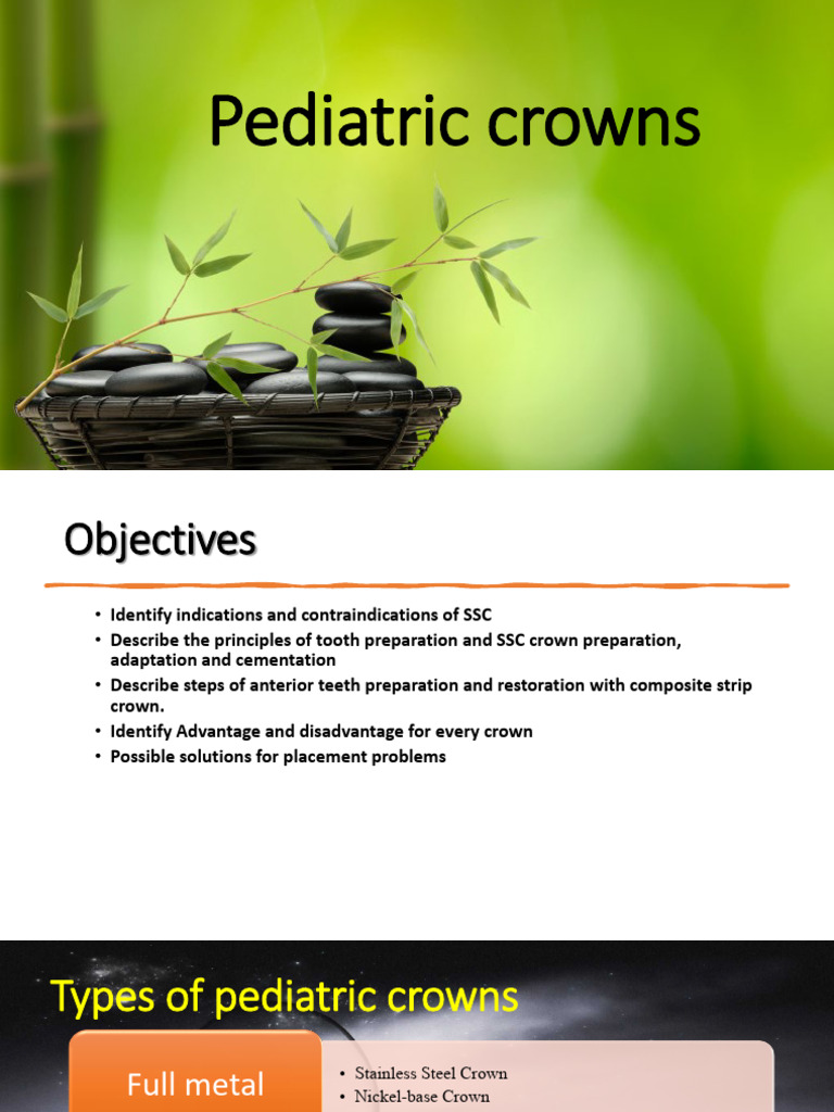 Pediatric Crowns | PDF | Dental Composite | Human Tooth