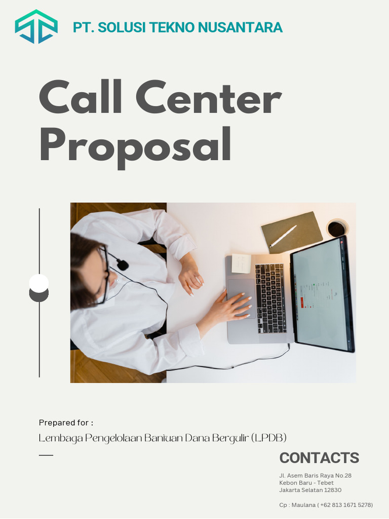 Proposal Aplikasi Call Center LPDB | PDF