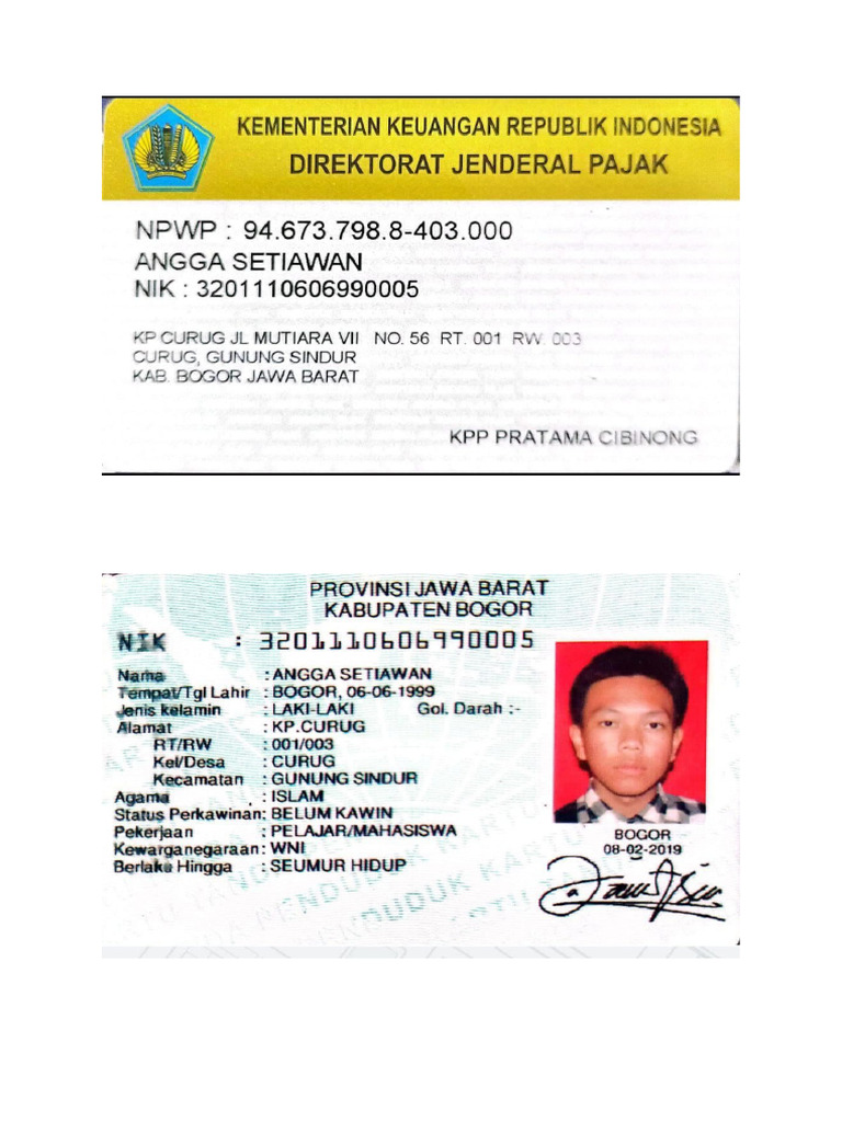 NPWP KTP | PDF