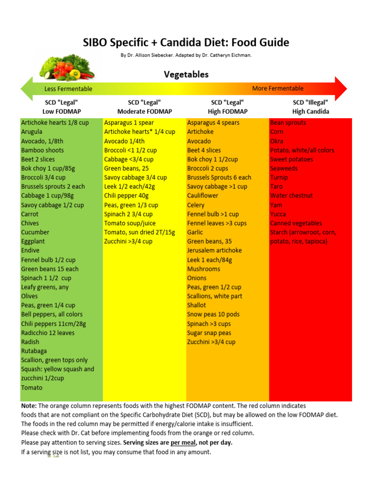 Candida Diet | PDF | Berry | Bean