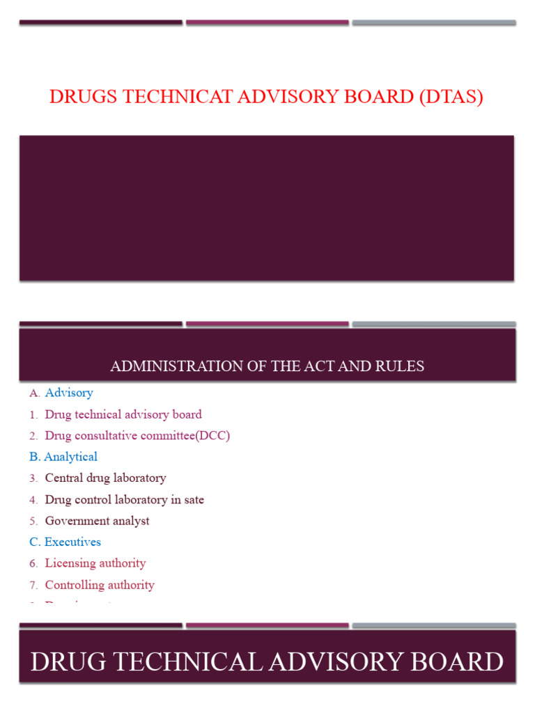 DTAB Composition and Functions Overview | PDF | Health Care | Medicine