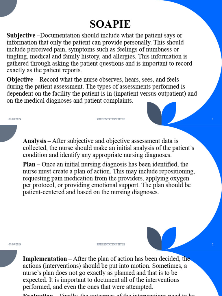 Focus Charting | PDF | Nursing | Patient
