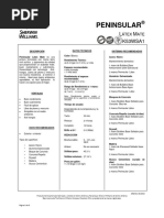 HojaTecnica-Excello Látex Weather Perfect | PDF | Pintar | Agua