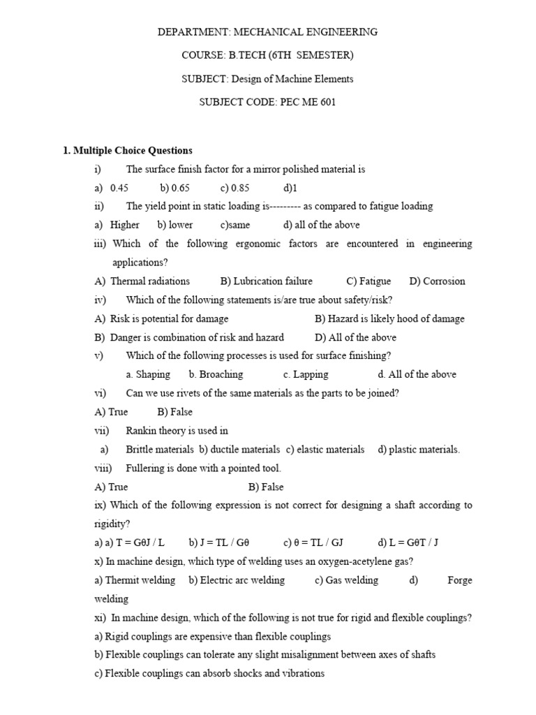 Machine Design Elements and Concepts | PDF | Mechanics | Solid Mechanics