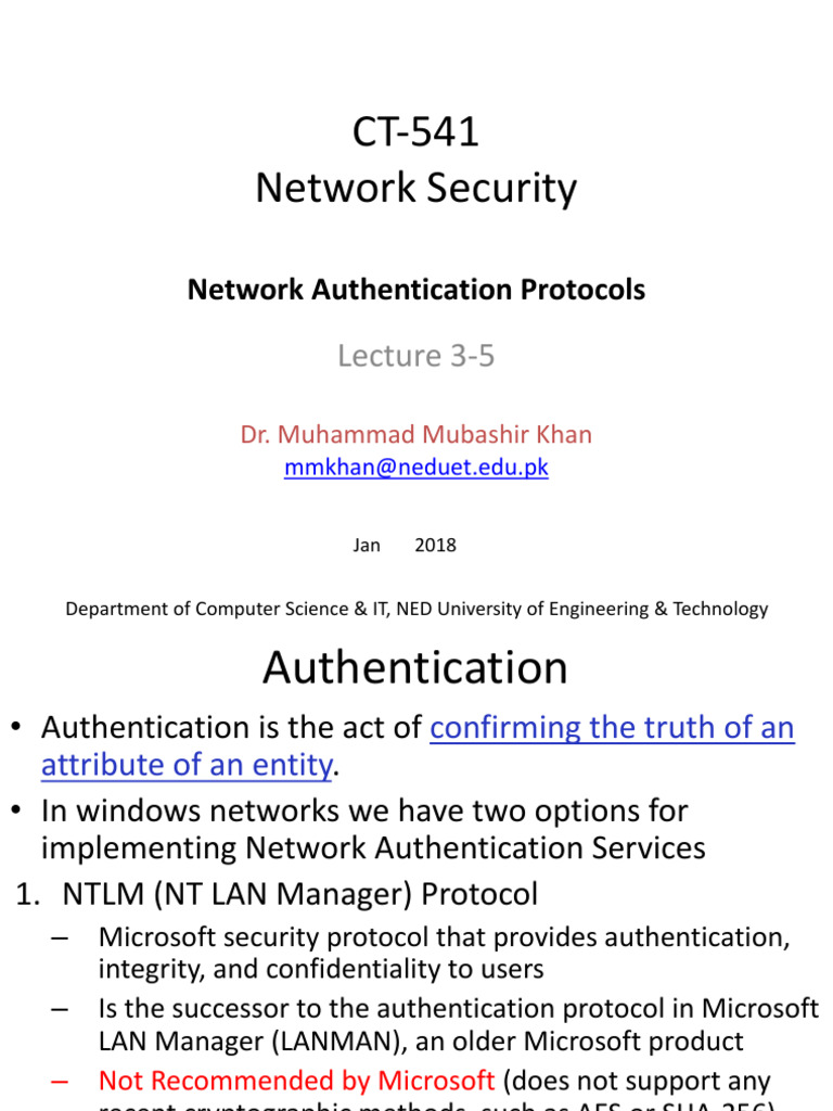 Lecture 03 (Auth Protocols IPsec SSL-TLS) | PDF | Transport Layer Security | Cryptography