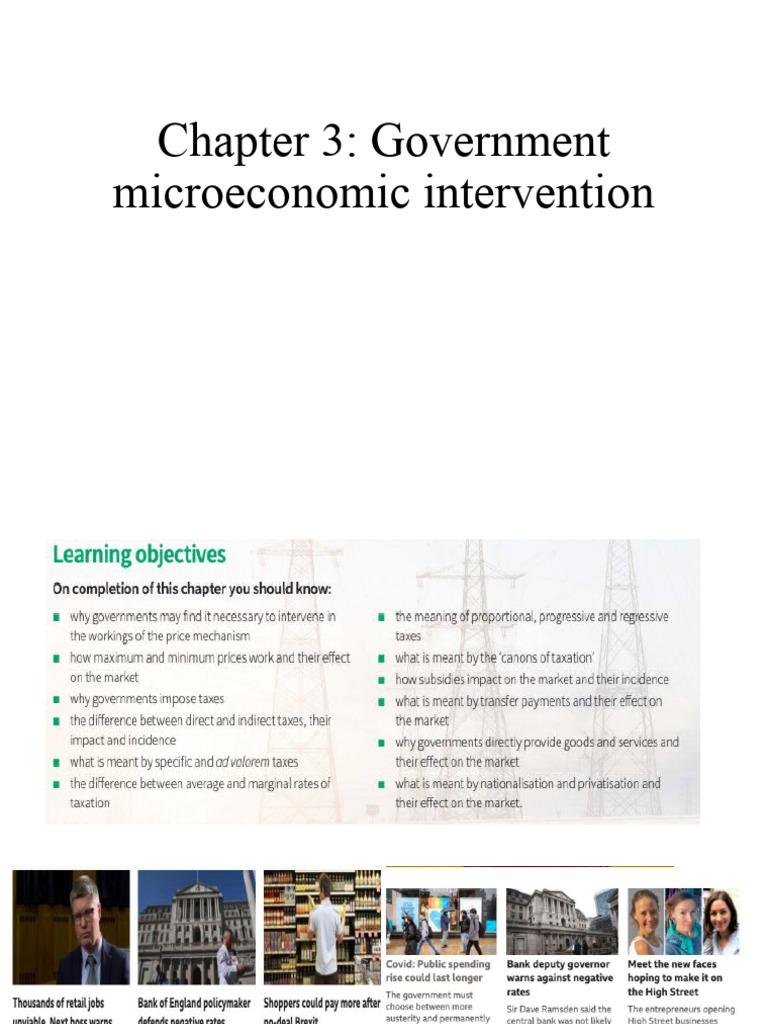 AS Unit 3 Govt Intervention | PDF | Taxes | Elasticity (Economics)
