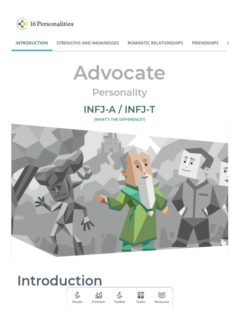 Introduction _ Advocate (INFJ) Personality _ 16Personalities | PDF | Feeling | Psychology