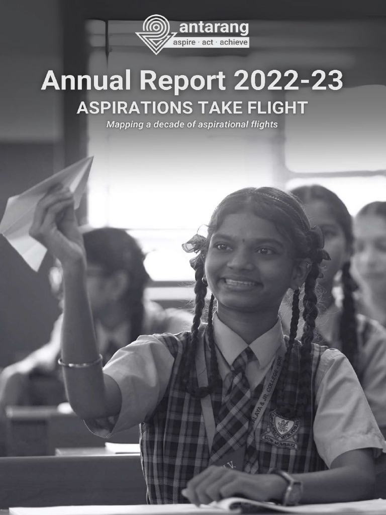 Antarang Foundation Annual Report 2022 23 | PDF | Schools Antarang Foundation Annual Report 2022 23 | PDF | Schools