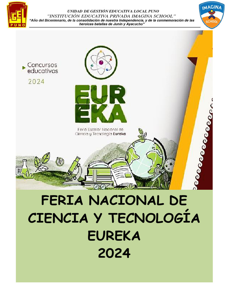 PLAN EUREKA 2024 - imagina guia al estudiante | Descargar gratis PDF ...