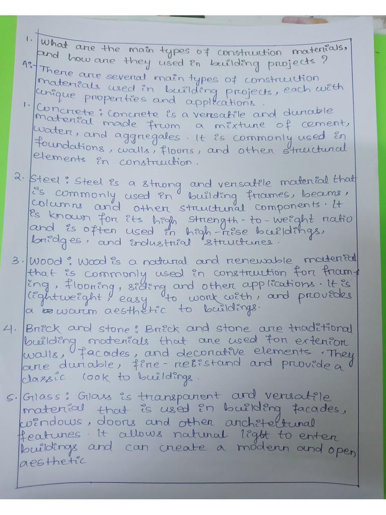 Civil Assignment 1 | PDF