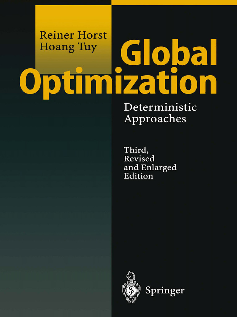 Global Optimization Deterministic Approaches Pdf Mathematical 7925