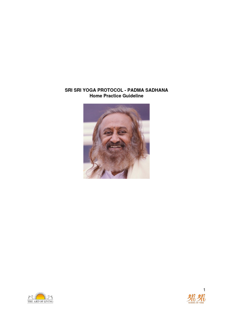 Padma Sadhana | PDF | Breathing | Asana