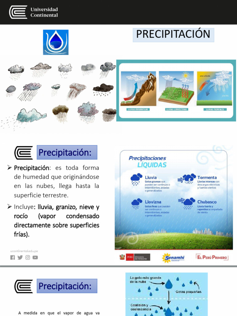 Precipitacion 2024-1 | PDF | Precipitación | Nube