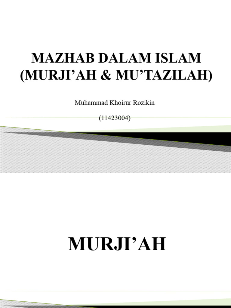 Ragam Mazhab Dalam Islam | PDF | Agama & Spiritualitas