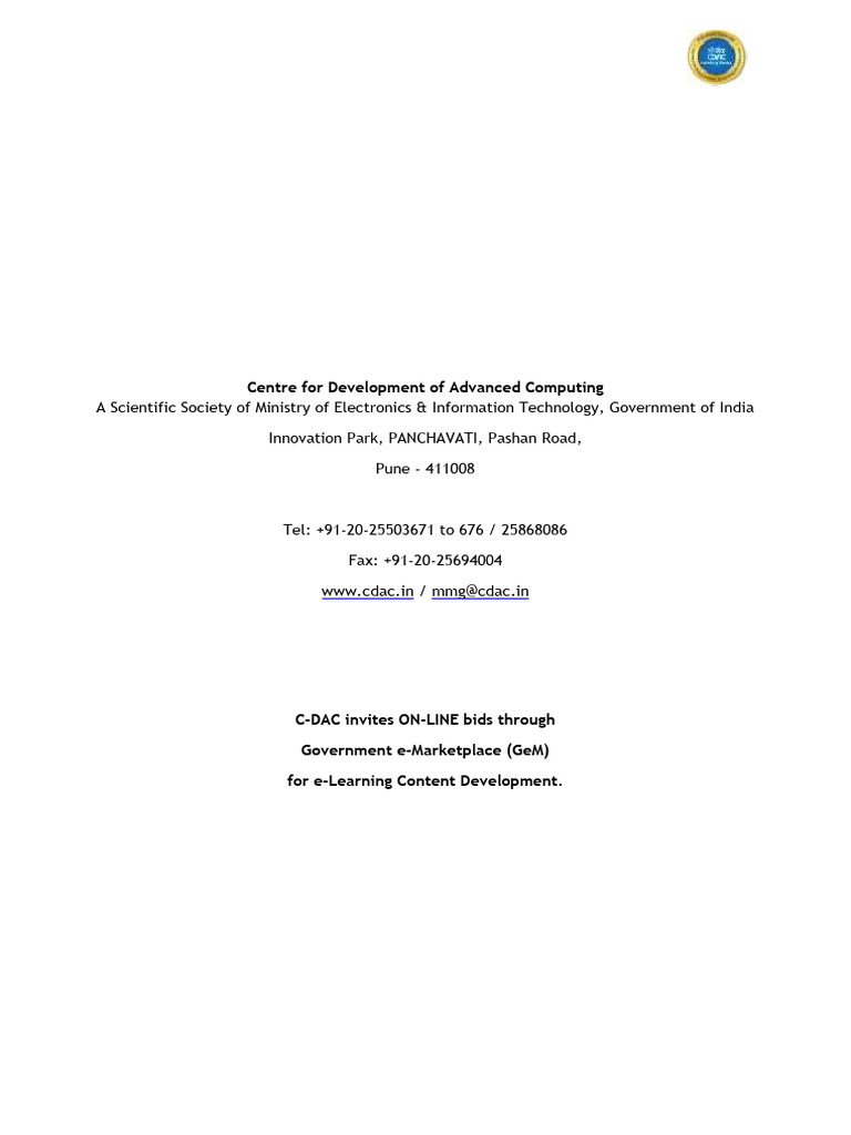 CDAC-eLearning Courses | Download Free PDF | Parallel Computing ...