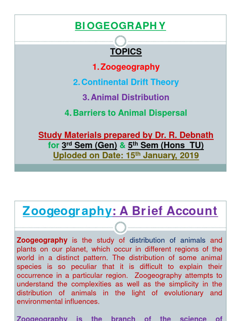 Distribution | PDF | Plate Tectonics | Biogeography
