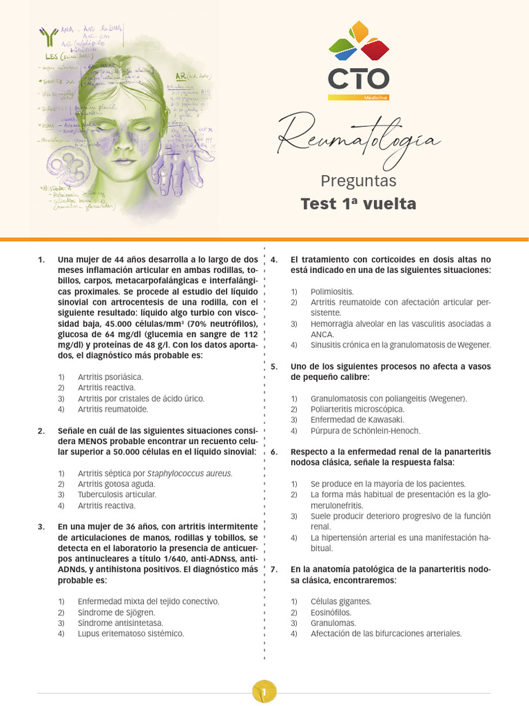 Mir 12 2425 Preguntastestdeclase RM 1V | PDF | Artritis Reumatoide ...