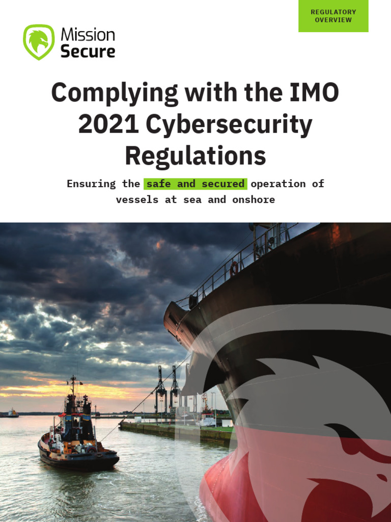 Complying With Imo Cybersecurity Overview Mission Secure | PDF ...
