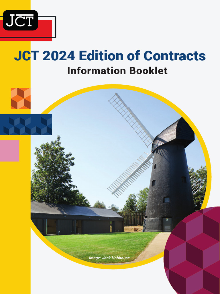 JCT New Edition Info Booklet 2024 | PDF | Employment | Private Law