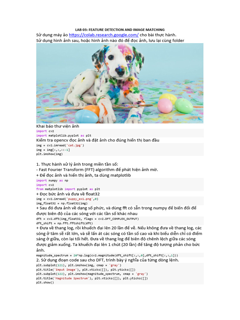 Lab03_Feature Detection | PDF