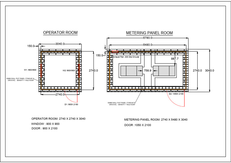 PUF Cabine Drawing-Model | PDF