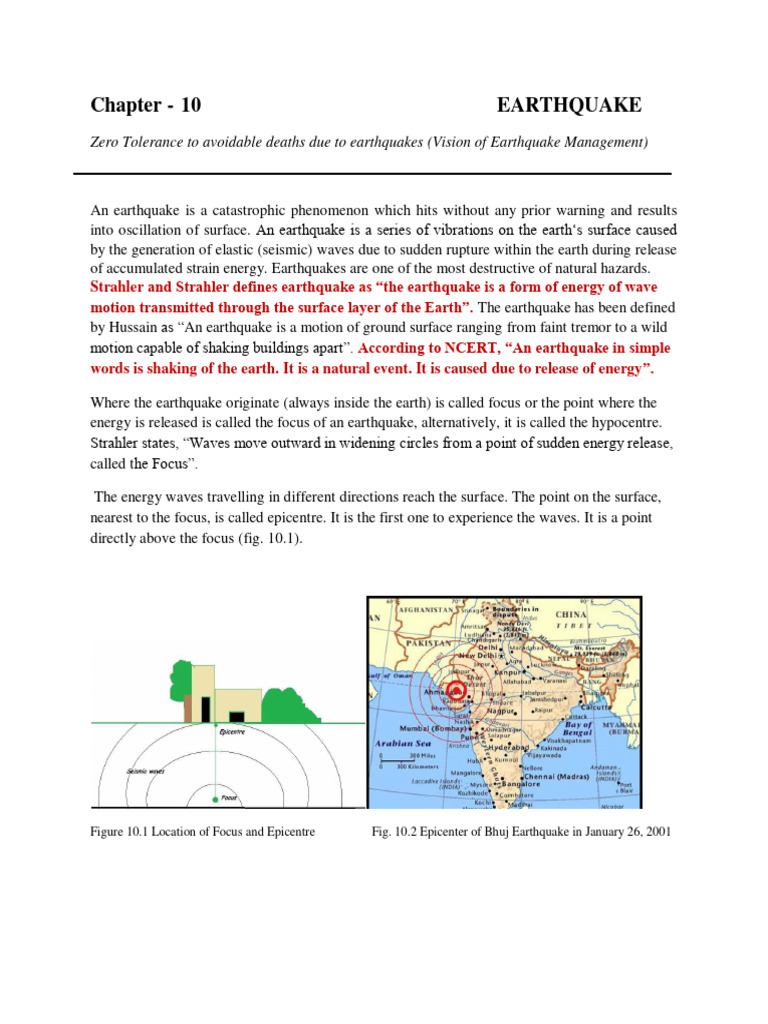 EARTHQUAKE | Download Free PDF | Earthquakes | Seismology