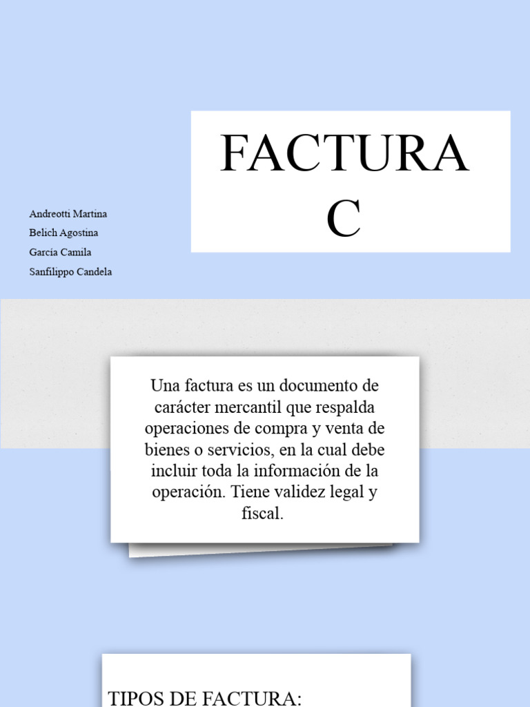 factura c | PDF