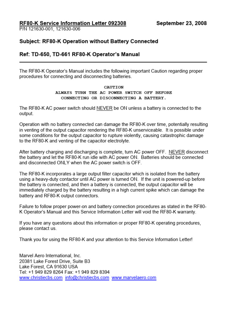 RF80 Sil 092308 | PDF | Home & Garden | Computers