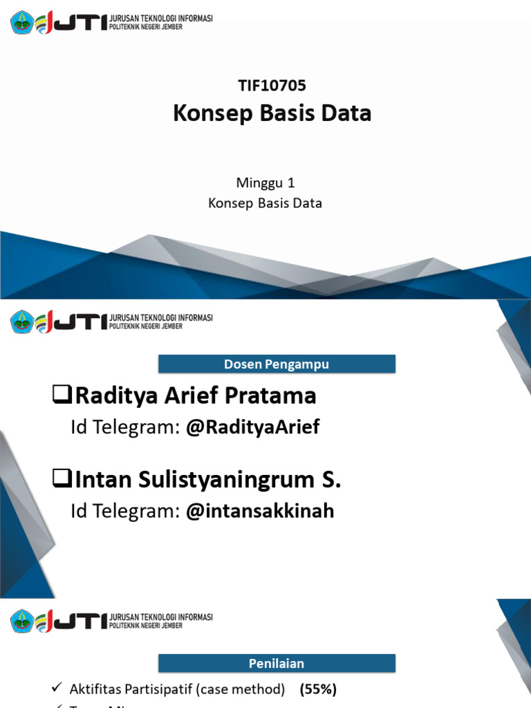 01. Pengantar Basis Data | PDF