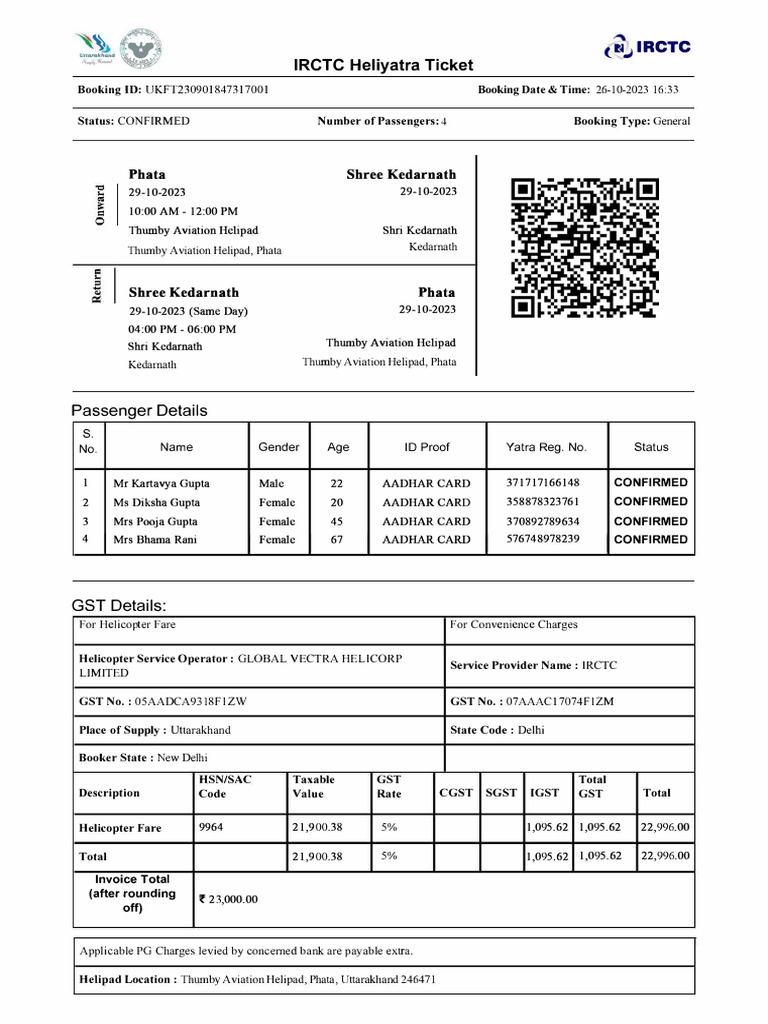 Helicopter Ticket MR Kartavya Gupta | PDF | Public Administration | Narendra Modi