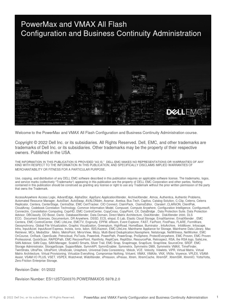 PowerMax CM&BC-Student Guide - 2022 | PDF | Multi Core Processor | Computing