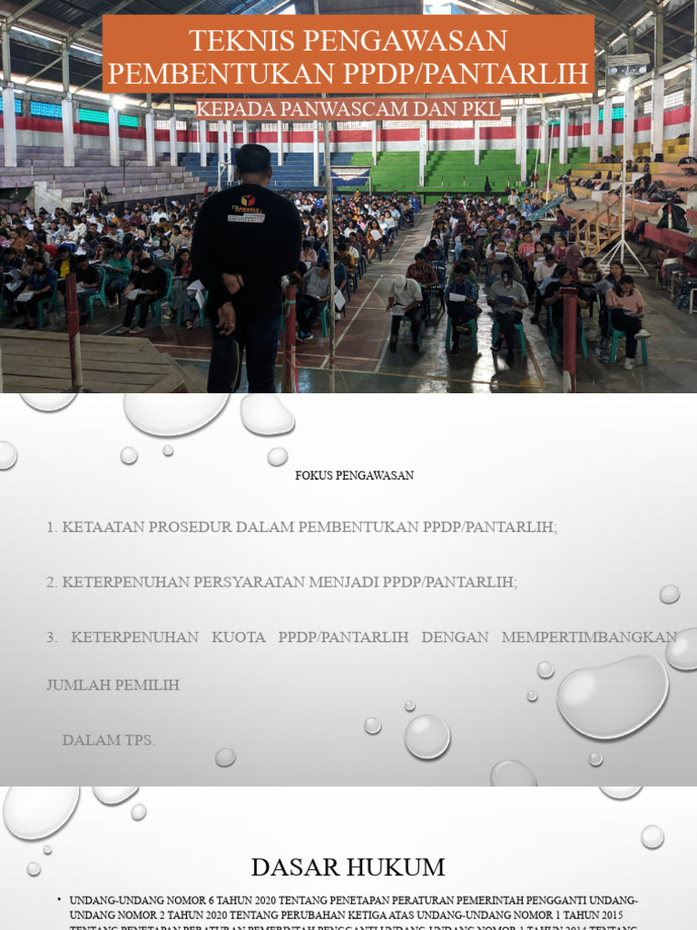 Pengawasan Pembentukan PPDP/Pantarlih | PDF
