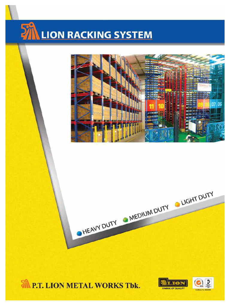Brosur Racking System LION 2 | PDF
