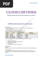 Microsoft SC-300 Dump | PDF | Microsoft Azure | Cloud Computing