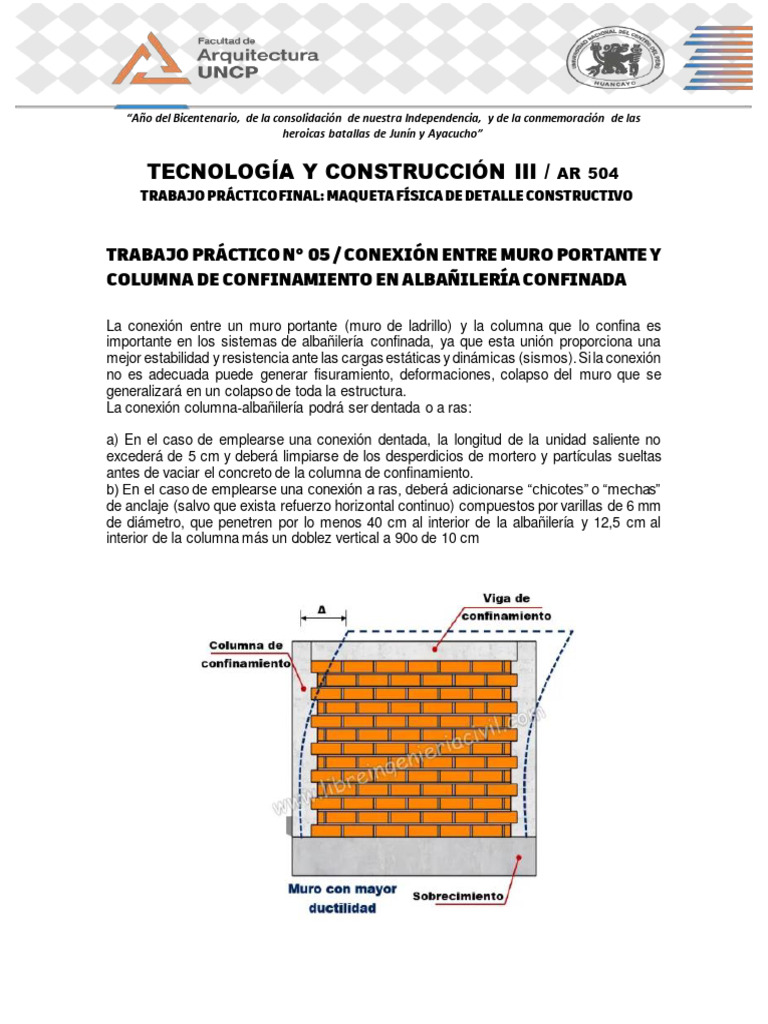 Tec.const.iii-05-Albañileria de Confinamiento_trab.práctico Final_08.07 ...
