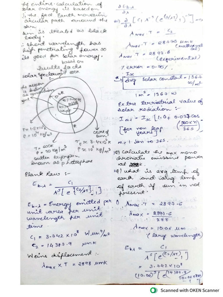 Solar Notes | PDF