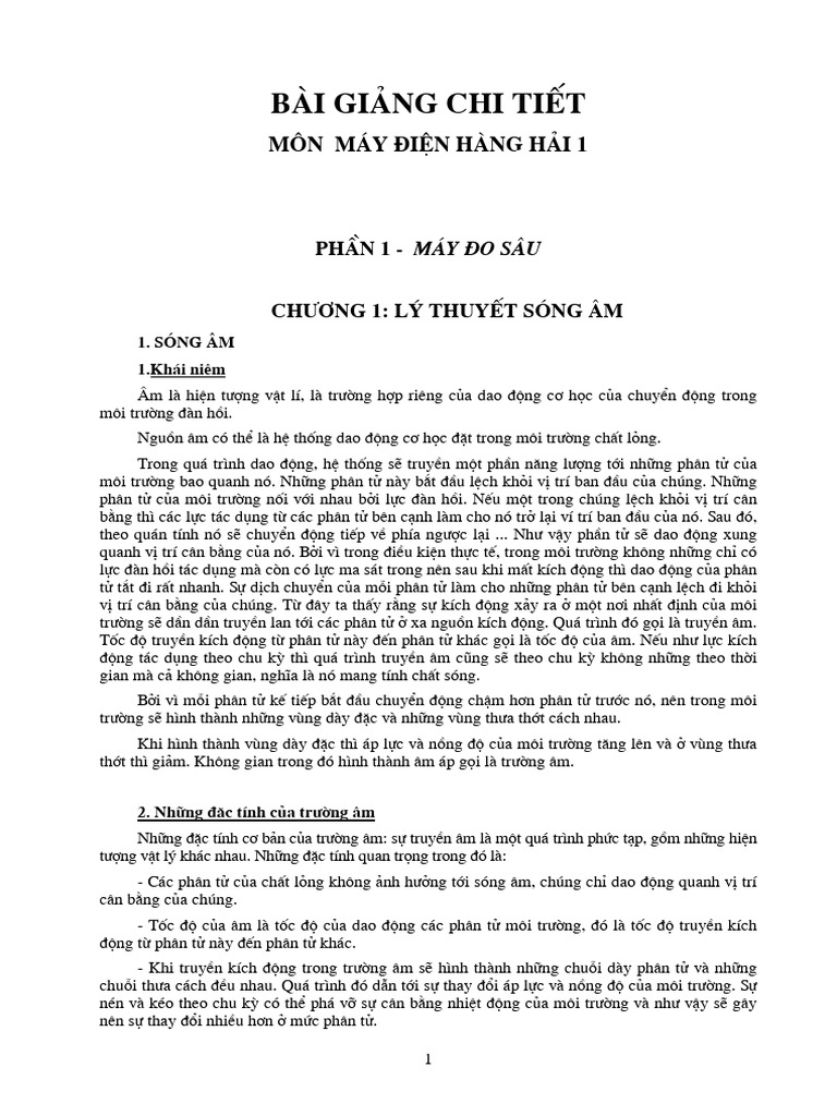 Bai Giang MAY DIEN 01 | PDF