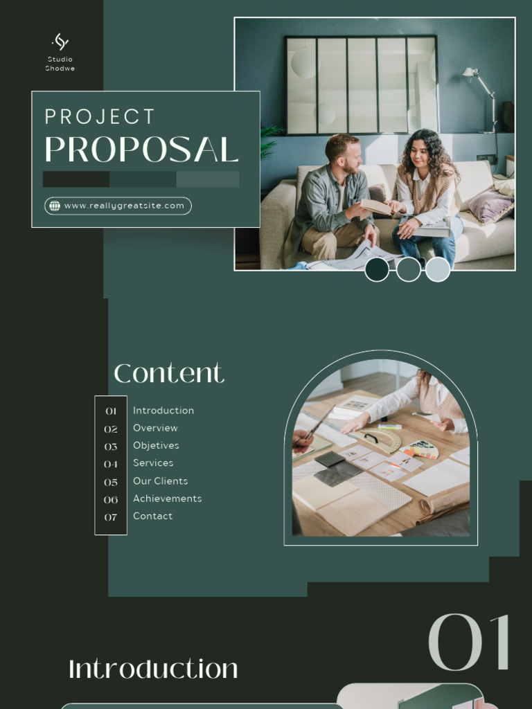 Green Minimalist Aesthetic Project Proposal Presentation | PDF