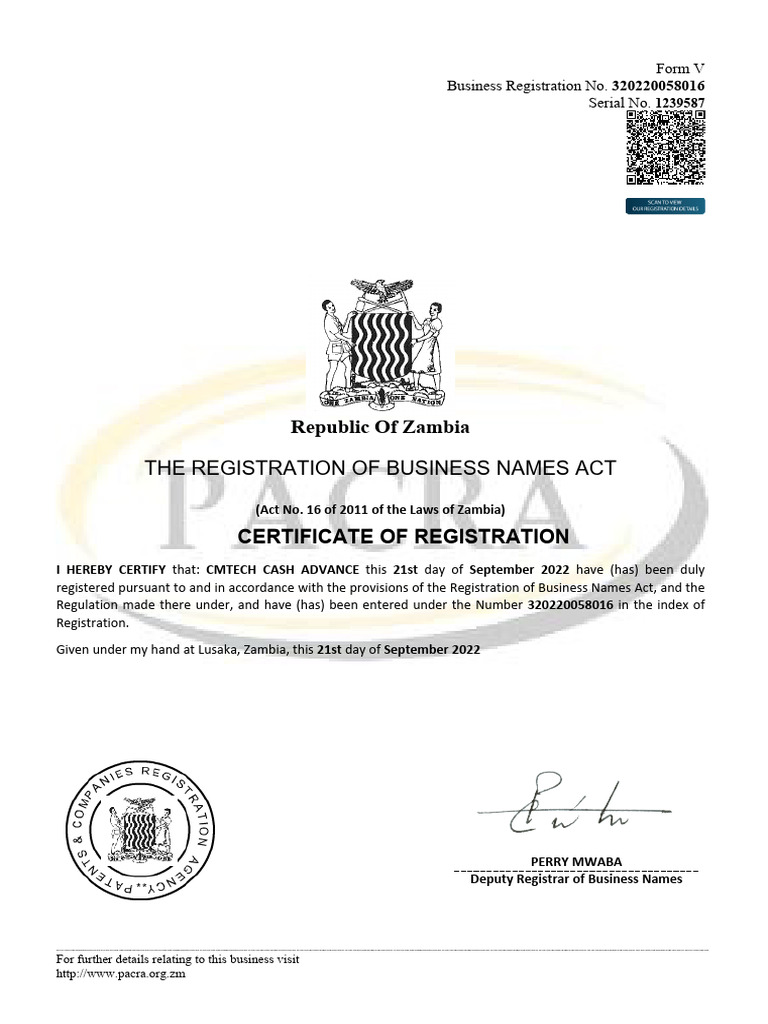 Certificate of Registration 556351 | PDF | Justice | Crime & Violence