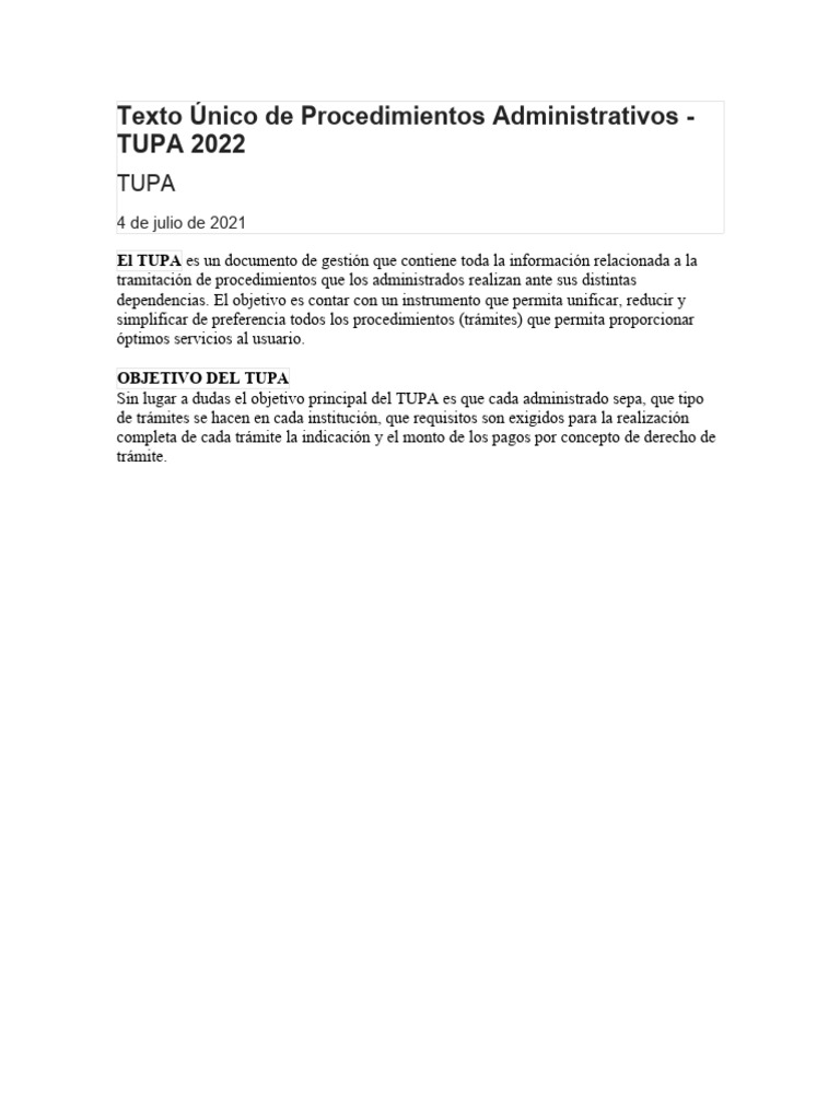 Tupa Concepto | PDF | Negocios