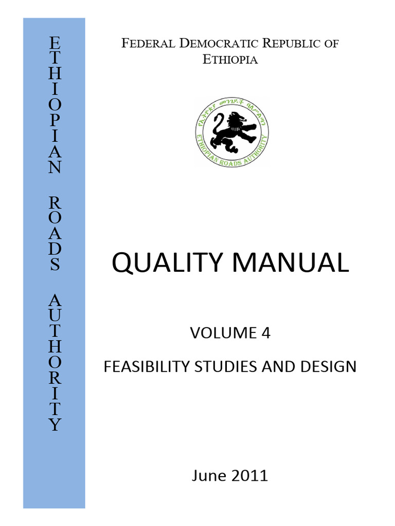 Quality Manual Vol 4 Feasibility Design Rev Jun11 | PDF | Engineering ...