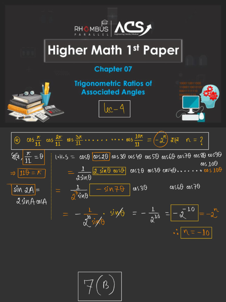 Trigonometry L | PDF