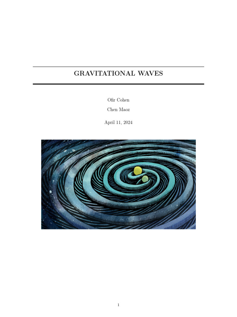 Gravitational Waves | PDF | Gravitational Wave | Gravity