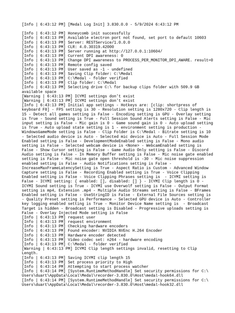Medal Log 20240509 | PDF | Keyboard Shortcut | Computing